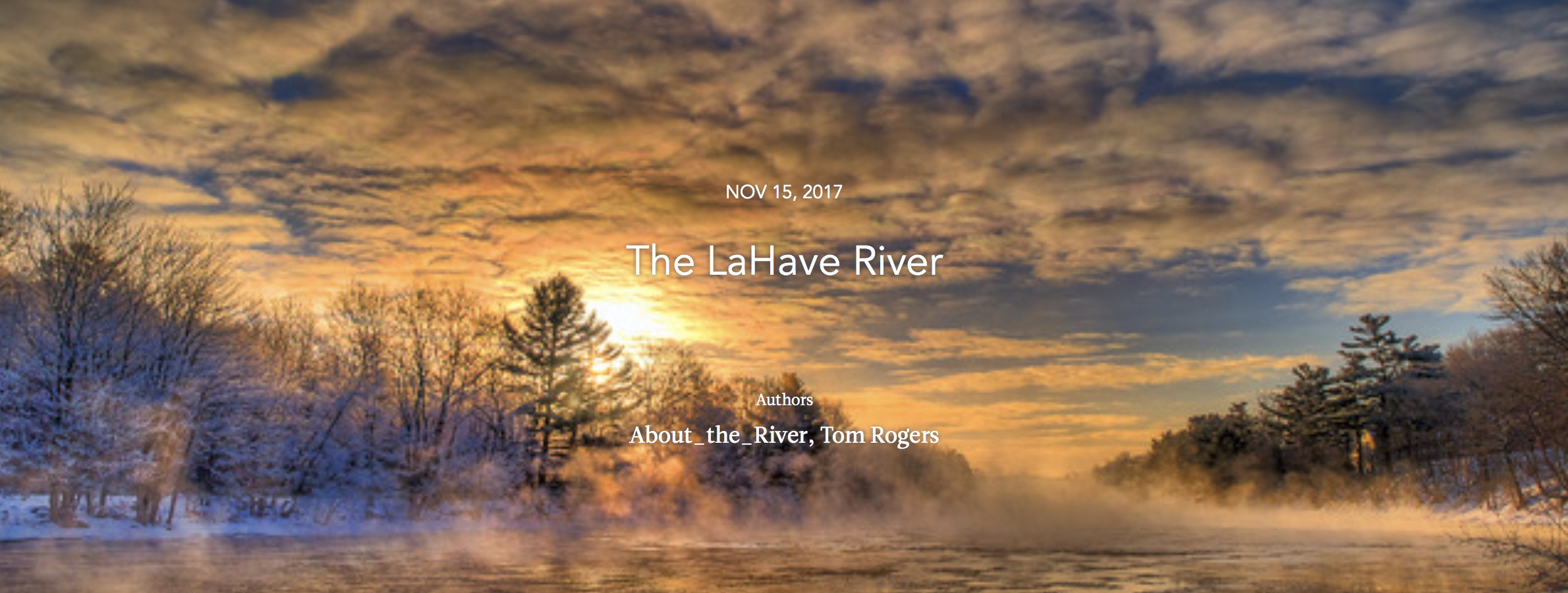 LaHave River Project